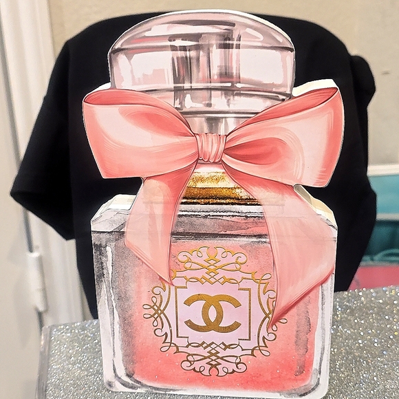 At Home | Accents | At Home Chanel Perfume Bottle Wood Decor | Poshmark